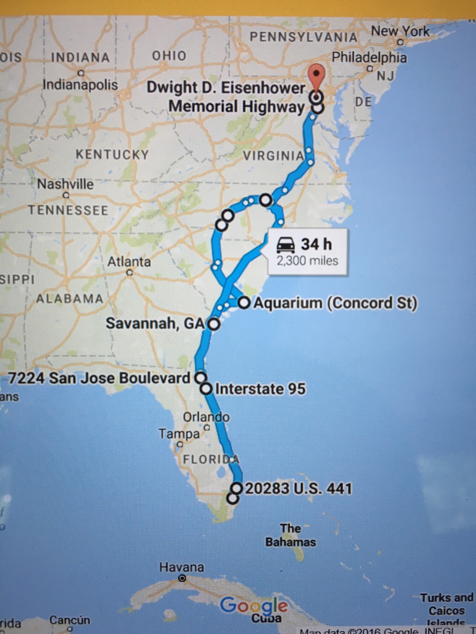 How Long is 2300 Miles - Car News Box