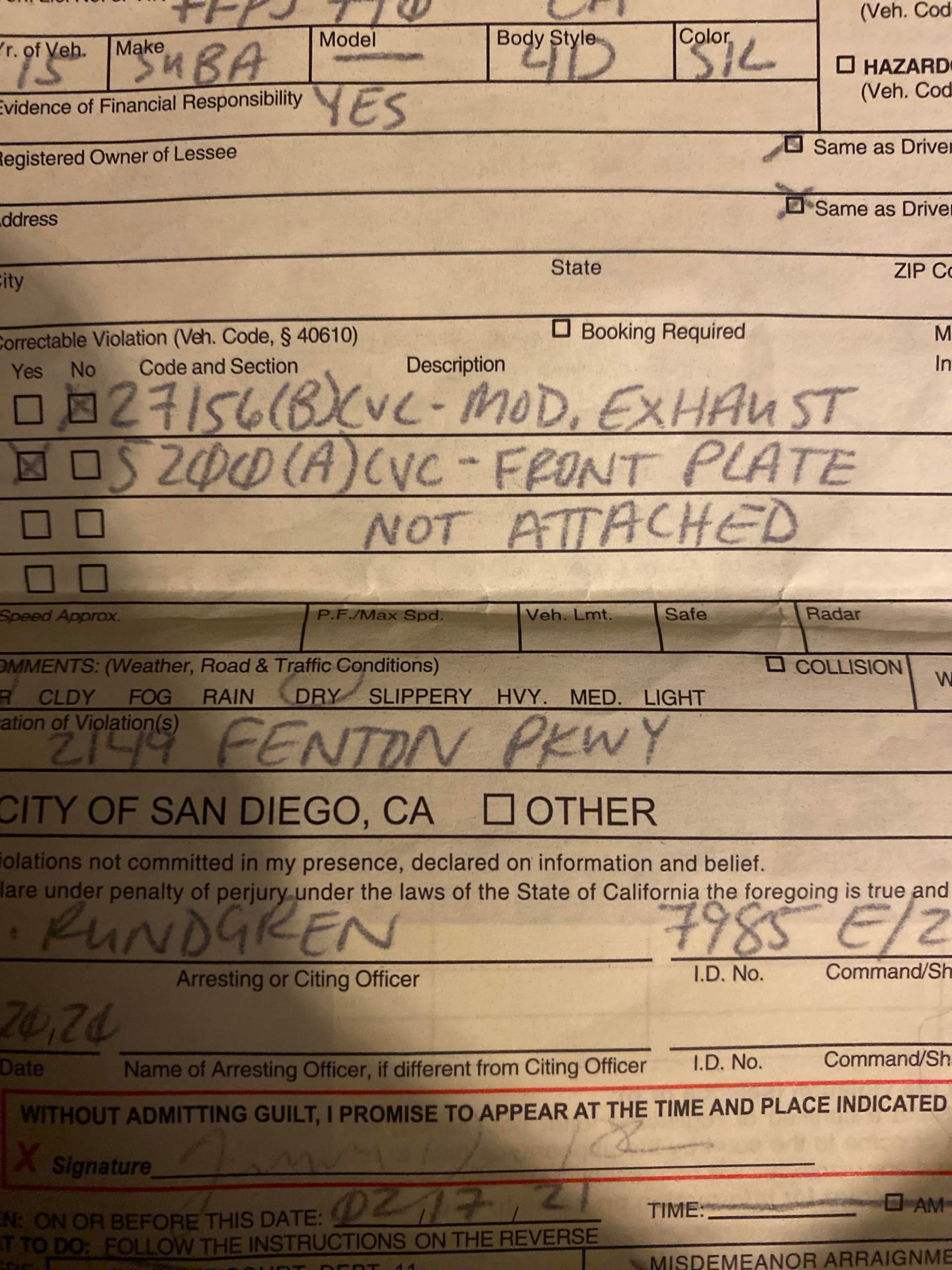 What is a California State Referee Ticket? - Car News Box