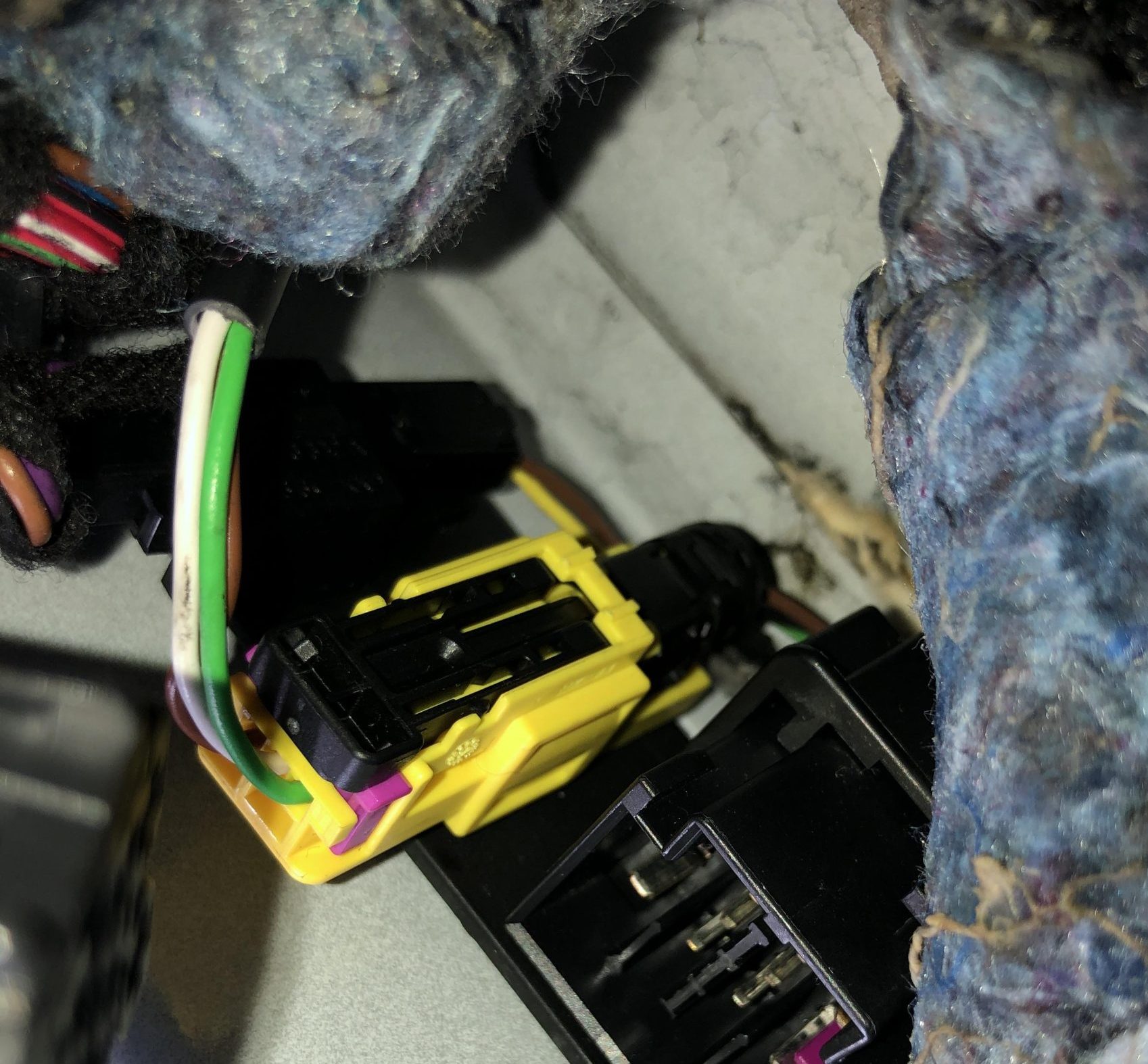 How to Unplug Yellow Airbag Connector under Seat Safely