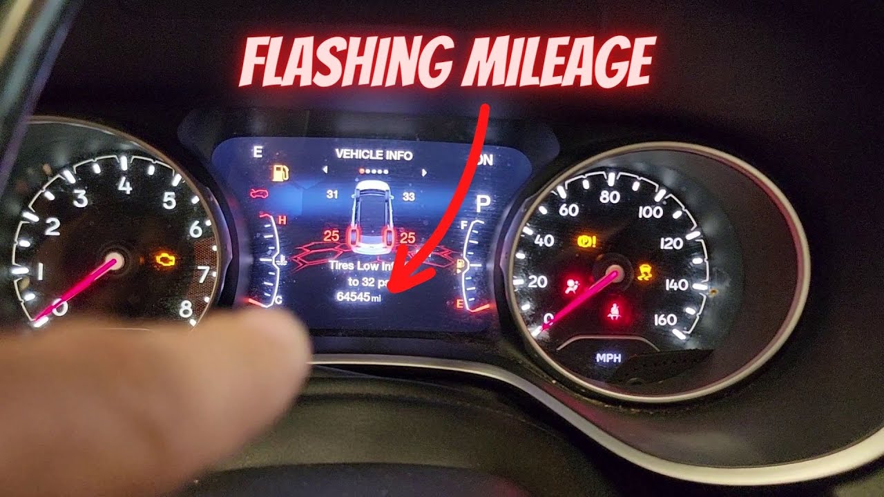 Why Is My Mileage Blinking Jeep Cherokee